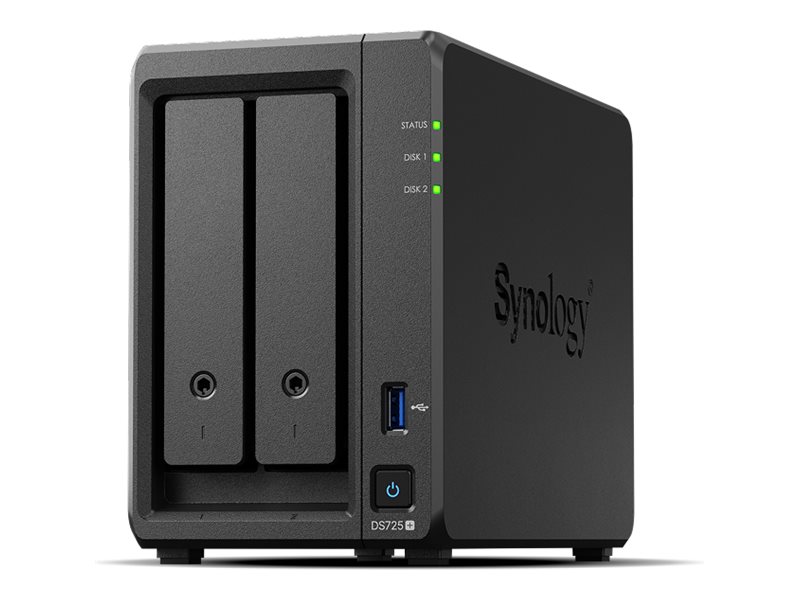 Synology Disk Station DS725+ - NAS-Server - 2 Schächte | Cyclotron ITK GmbH